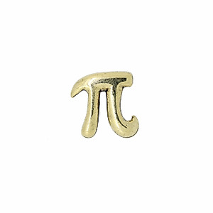 Jim Clift Design Pi Gold Lapel Pin - 100 Count