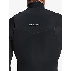 Quiksilver Mens 5/4/3 Sessions Chest Zip Wetsuit - Black | Medium