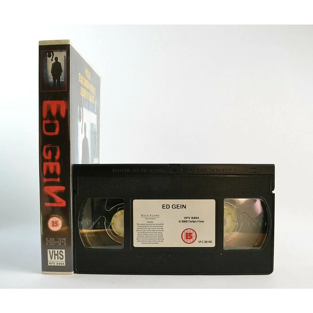 Ed Gein: Based On True Events - Psychotic Serial Kiler - Large Box - Pal VHS