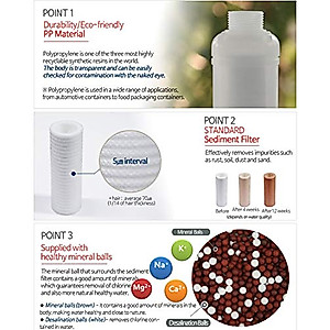 ZeroRust Rust and Removal Filter for Washing Machines: 5μm 20mm (3/4)