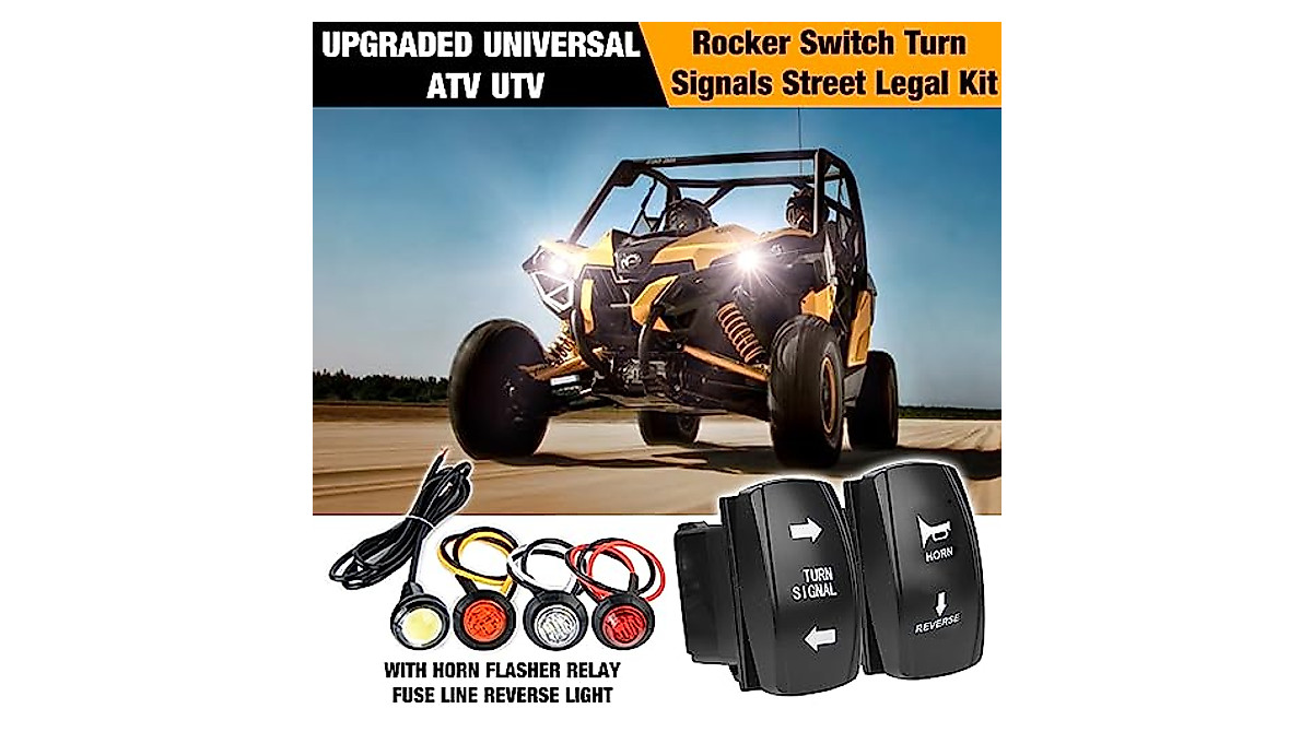 Powerful UTV Horn Kit for Polaris, Can Am & More - Improve Safety