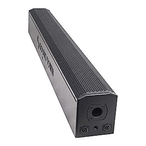 Sound Town Passive Wall-Mount Column Mini Line Array Speaker with 8 x 5” Woofers, Black for Live Event, Church, Conference, Lounge (CARPO-V10B)