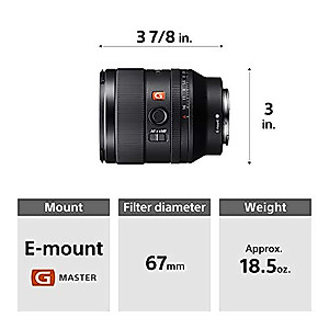 Sony FE 35mm F1.4 GM Full-Frame Large-Aperture Wide Angle G Master Lens