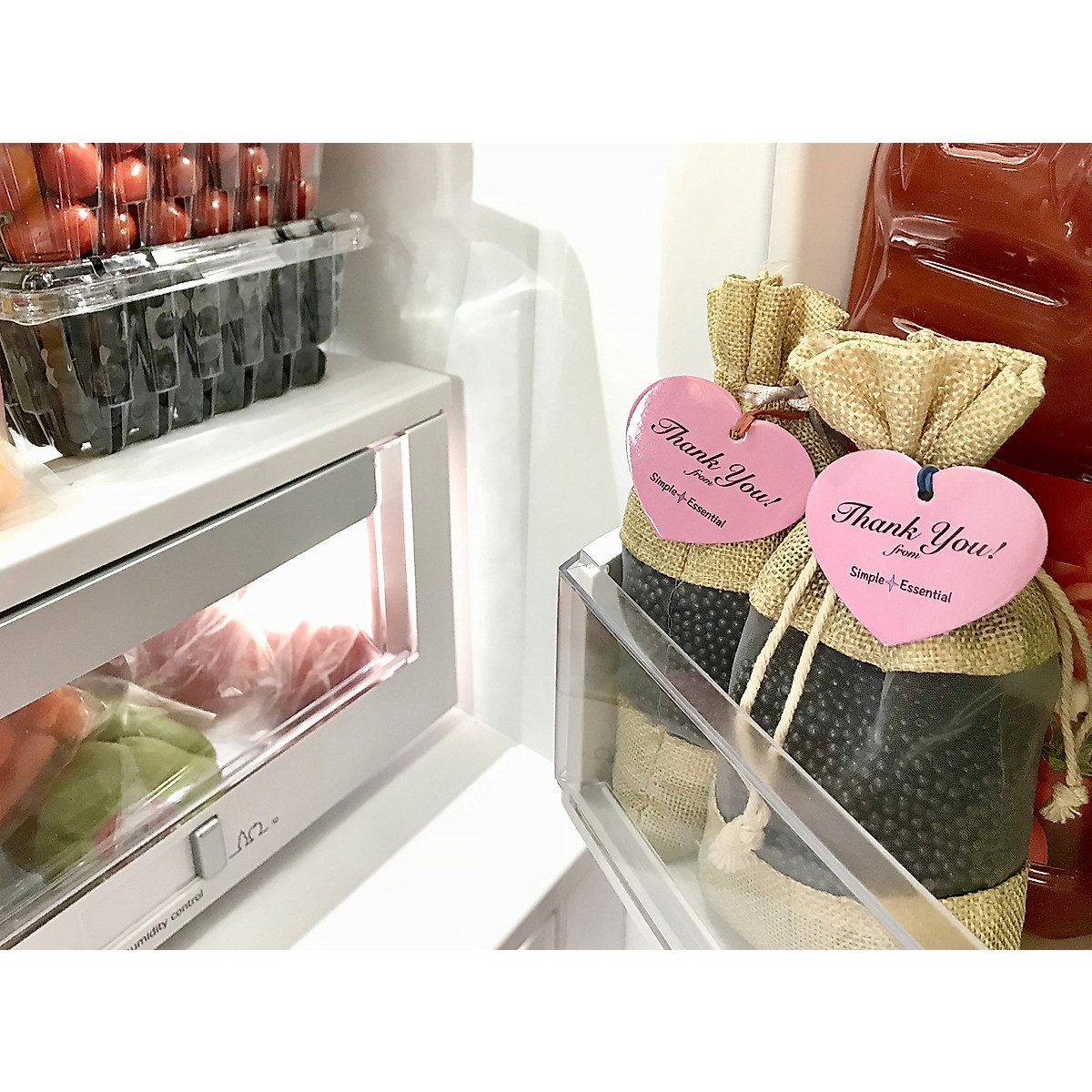 SimpleAndEssential Activated Carbon Moisture Absorber Deodorizer Bags (2 x 250g bags)