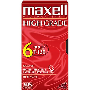 MAXELL TAPES 224915 T-120 HGX GOLD CONSUMER TAPE
