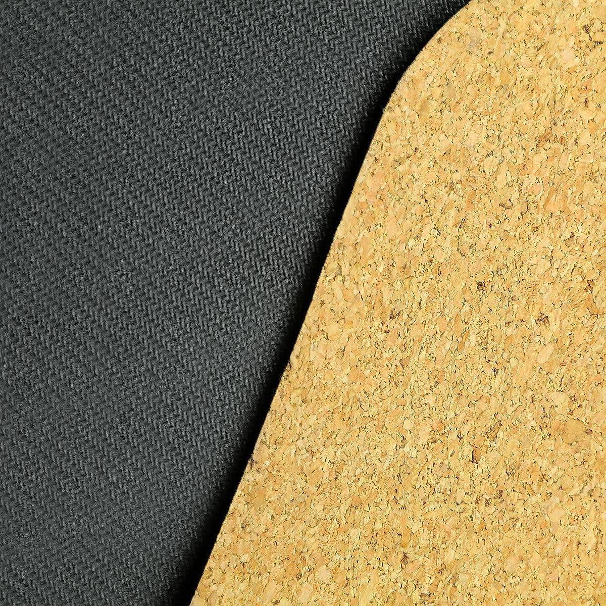AURORAE PRO Natural Cork/Rubber Yoga Mat. 73" x 24 1/2" x 5mm Thick. Anti Tear and Slip Free
