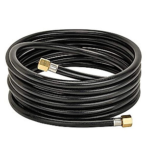 only fire 18Ft Propane Flexible Hose Assembly with Both 3/8" Female Flare for Most Gas Grill, Heater, Generator, and Fire Pit Table