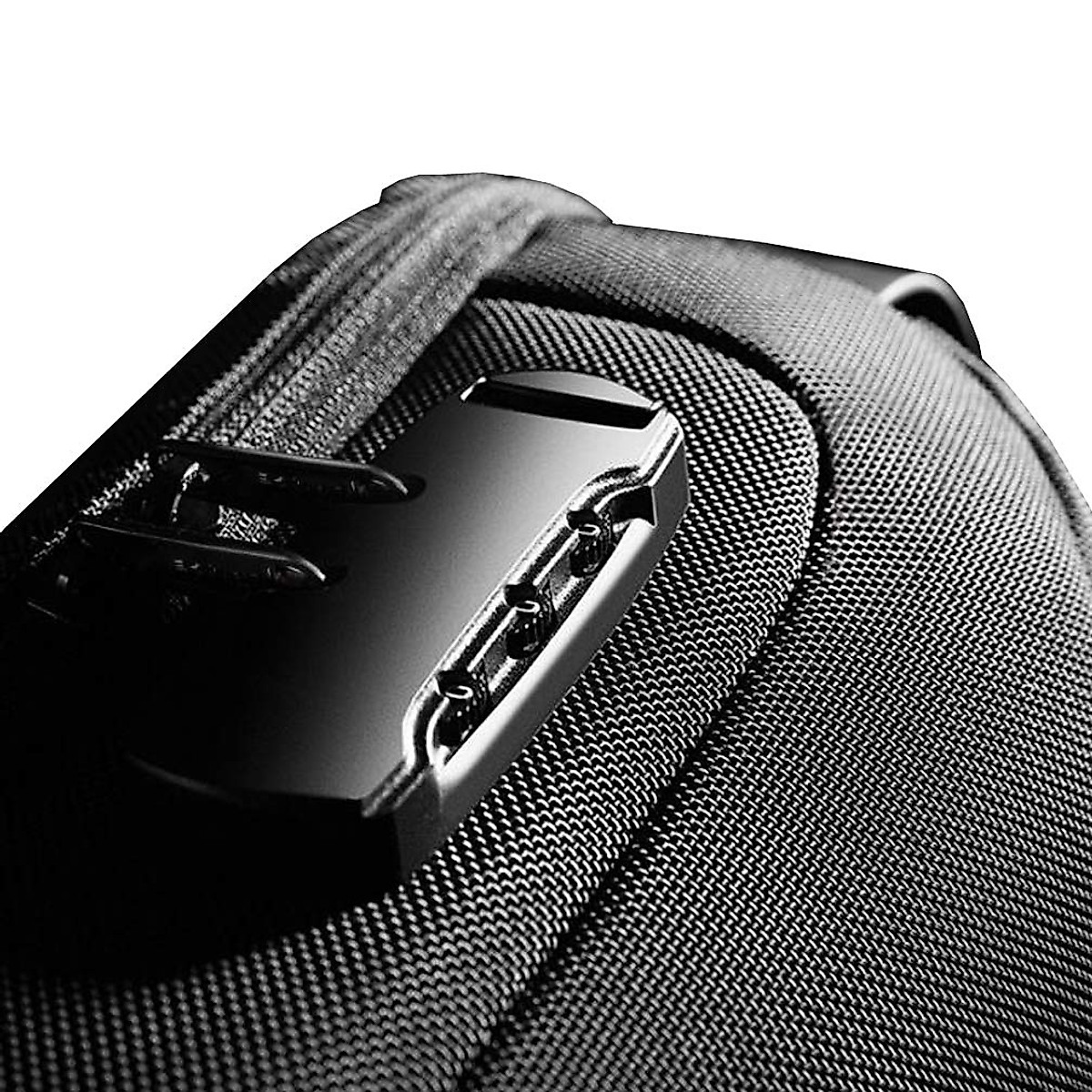 Oxford Sling Bag Backpack Crossbody Chest Pack for Men Women Travel Outdoor Sports Tactical Walking Hiking Climbing Anti-Theft Lockable Shoulder Daypack Black