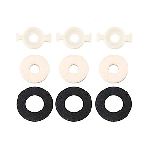 Jiayouy 14Pcs Trumpet Valve Spring Felt Washers Cork Pad Set Trumpet Valve Replacement Parts