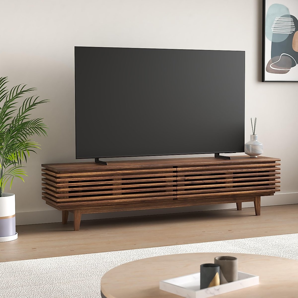 SAMSUNG 55-Inch Class QLED 4K Q60C Series Quantum HDR, Dual LED, Object Tracking Sound Lite, Q-Symphony, Motion Xcelerator, Gaming Hub, Smart TV with Alexa Built-in (QN55Q60C, 2023 Model)