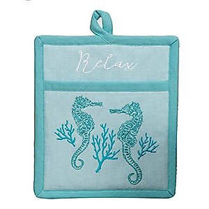 Kay Dee Designs Beachcomber Pocket Oven Mitt, 8 x 9, Various