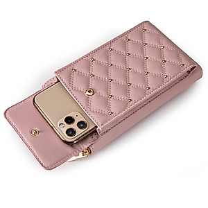 Montana West Small Crossbody Cell Phone Purse for Women RFID Blocking Cellphone Wallet Purses Travel Size MWC-110PK