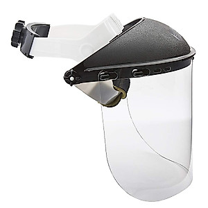 Jackson Safety Anthem+ Face Shield Kit, Ratcheting Headgear, Polycarbonate Window Included, 14953