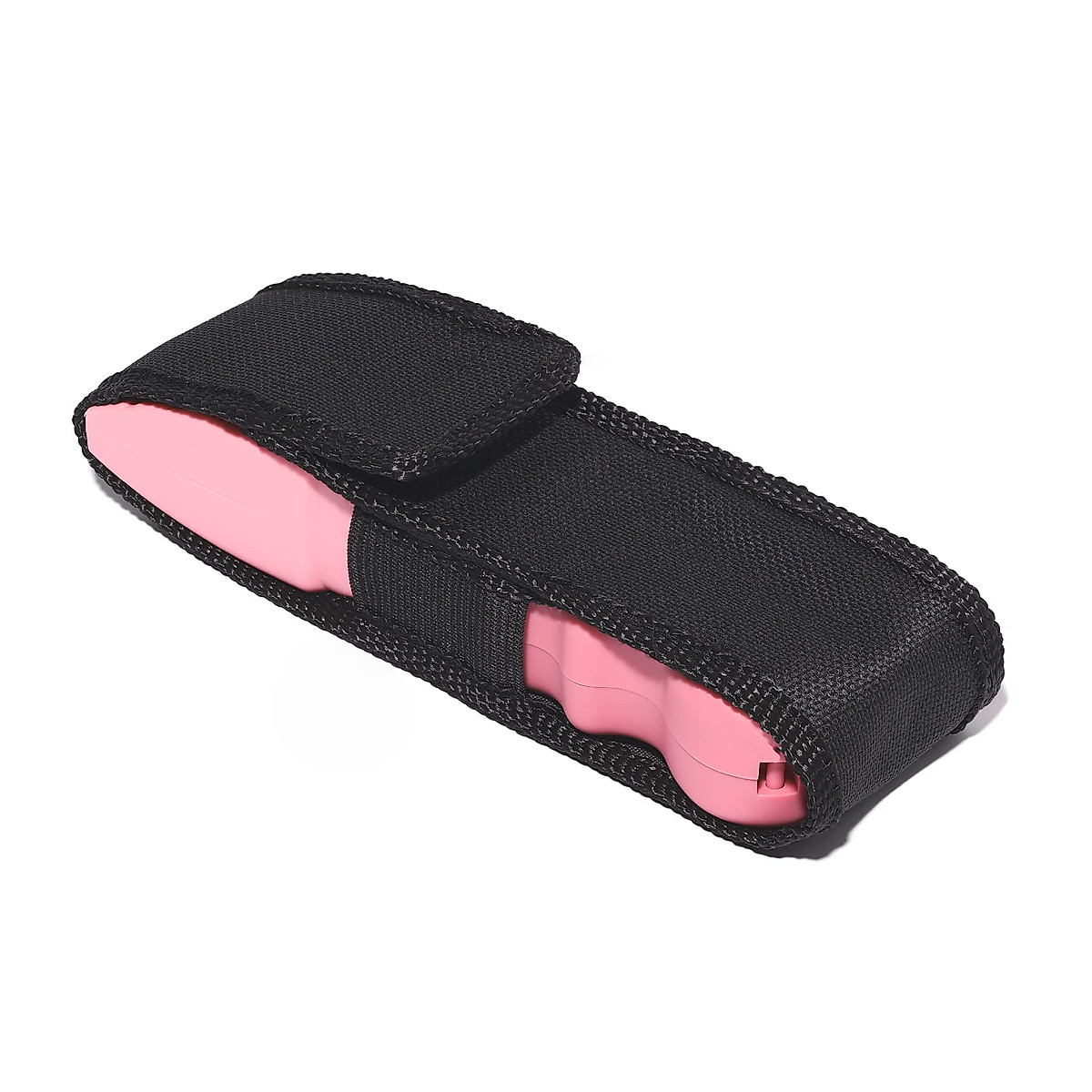 VIPERTEK Stun Gun with Safety Disable Pin LED Flashlight, Pink