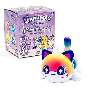 Aphmau Mystery MeeMeows Surprise Figures 6 Pack; Wildy Popular; 8 Possible Mini MeeMeows Figures to Collect, Including Donut / Fairy & Mermaid Cat