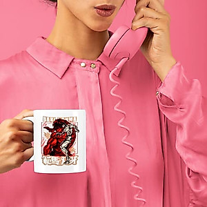 Baki Hanma Anime Mug Gift, White Funny Sarcasm Coffee Cup Novelty