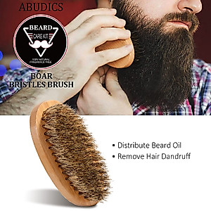 Valentines Day Gifts for Men - Beard Grooming Kit with Beard Oil Beard Balm Beard Brush Beard Comb Beard Scissor - Men Stocking Stuffers - Mens Gifts - Gifts for Men Dad Him Boyfriend Husband Brother