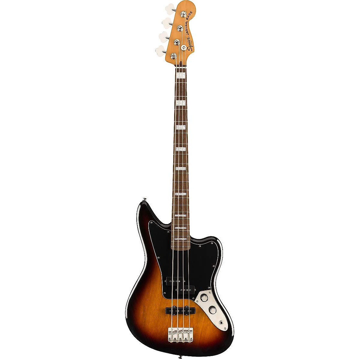 Squier Classic Vibe Jaguar Bass, 3-Color Sunburst, Laurel Fingerboard