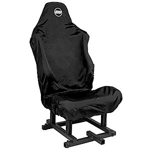 OpenWheeler Racing Seat Cover, Black. Seat Upholstery Protector. Flight and Sim Racing Cockpit Seat Cover.