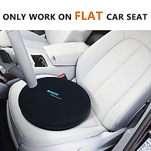 Sojoy iGelComfort Deluxe Gel Swivel Seat Cushion with Supportive Memory Foam 360 Degrees Rotating Seat Cushion for Home,Stool Chair,Office, 13.5 Inches in Diameter