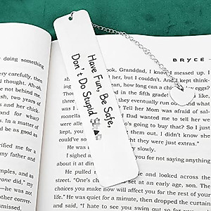 Don’t Do Stupid Funny Gifts Bookmark for Kids, Gag Christmas Gifts Idea for Son Daughter Grandson Granddaughter Valentine Birthday Stocking Stuffer Men Women, Graduation 2023 Gifts for Him Her Seniors