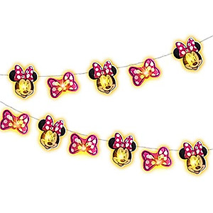 Disney Minnie Mouse 5 Piece String Lights - 5 Feet Long