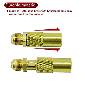 MENSI 3/8" Male Flare Converter Adapter for Coleman Roadtrip LXE Grill to Hook Up RV Propane Extension Hose