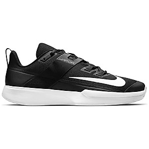 Nike Men's Hard Court Tennis Shoes, Black White, 42.5 EU
