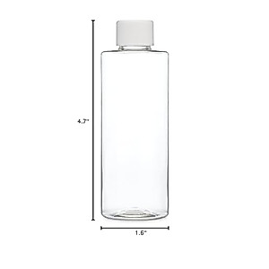 Cadet Home Solutions USA-Made Refillable Bottles (Plastic Screw-Top 3pack 4oz)