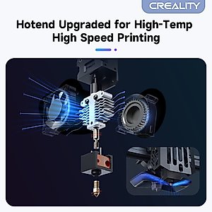 Official Creality Ender 5 S1 3D Printer 250mm/s Printing Speed with CR Touch Auto Leveling, Sprite Extruder, High Precision Z-axis, Removable PC Build Plat
