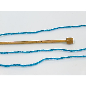 Blue Baby Alpaca, Merino Wool Blend Yarn, Worsted 50 Grams (1.76 Ounces) 100 Meters (109 Yards)