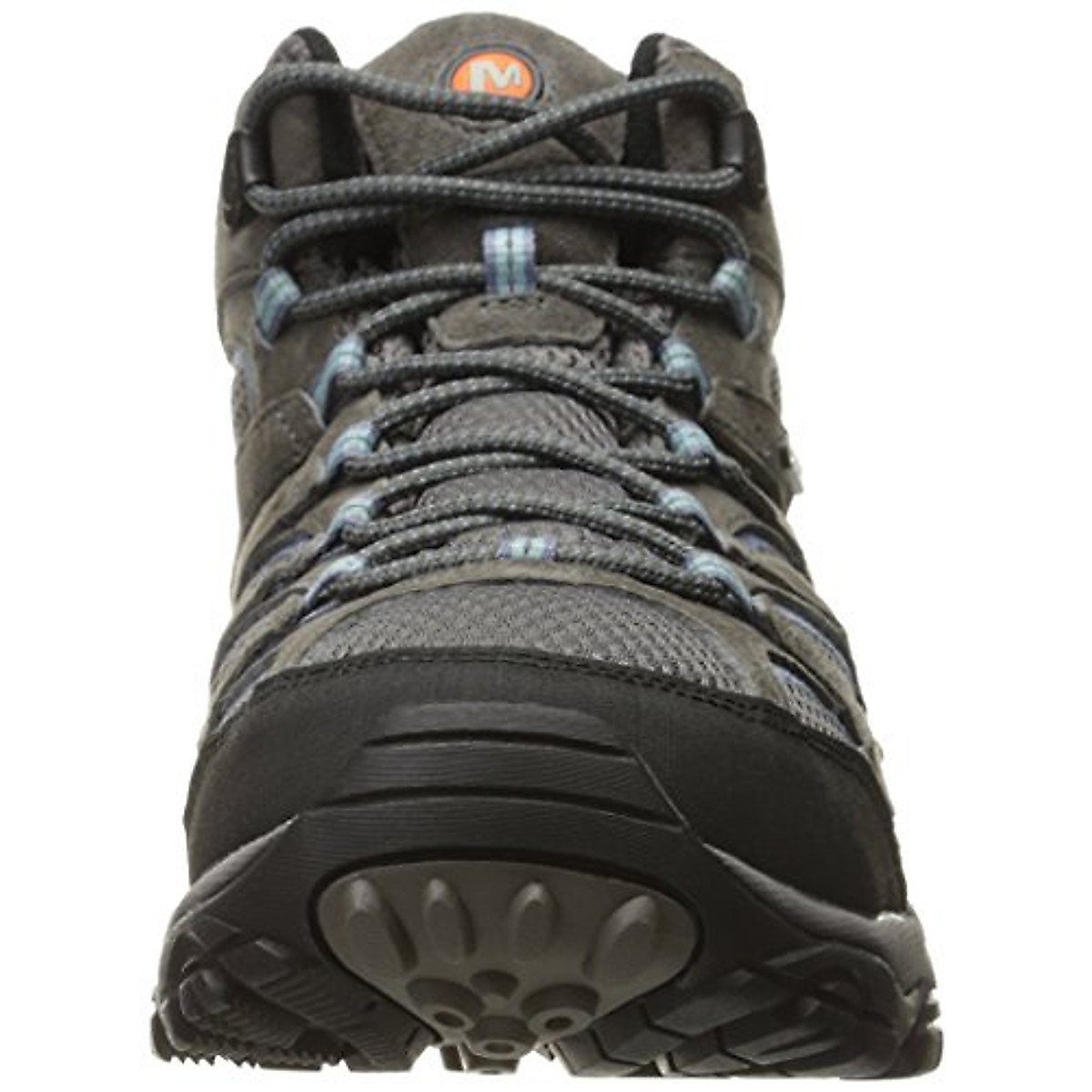 Merrell Women's Moab 2 Mid Waterproof Hiking Boot, Granite, 8 M US