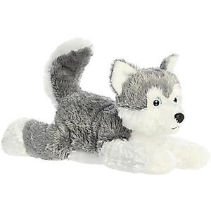 Aurora® Adorable Flopsie™ Shadow™ Stuffed Animal - Playful Ease - Timeless Companions - Gray 12 Inches