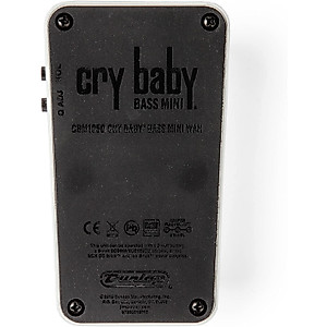 Dunlop CBM105Q Cry Baby Mini Bass Wah Pedal Bundle w/ 9V Power Supply and 6 Assorted Dunlop Picks