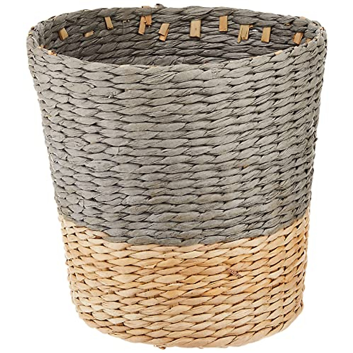 Household Essentials ML-6620 Cattail and Paper Waste Basket, Two, 2 Tone
