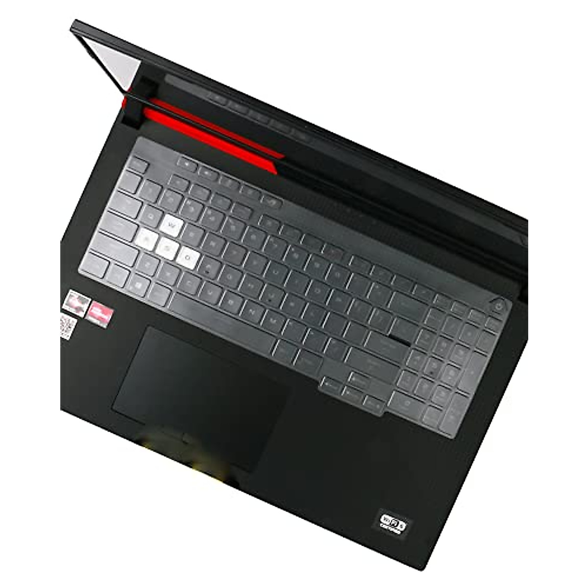 TPU Keyboard Skin Compatible for 17.3" ASUS ROG Strix Scar 17 G733 G733PZ G733PY G733ZX G733ZS G733ZW G733QSA G733ZM, ASUS ROG Strix Scar 17 SE G733CX, ASUS ROG Strix G17 G713QR G713QE G713RC Series