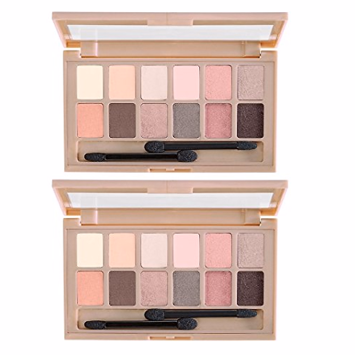 Maybelline New York The Blushed Nudes Eyeshadow Makeup Palette, 2 Count