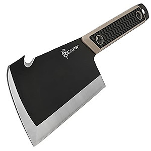 Reapr 11016 Versa Cleavr, Cleaver Knife for Meat Cutting, Vegetable Cleaver Knife, Tactical Hatchet, Survival Knife With Sheath, Camping Machete