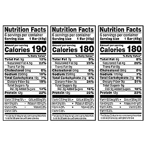Kellogg's Special K Protein Meal Bars, Meal Replacement, Bulk Protein Snacks, Variety Pack (3 Boxes, 18 Bars)