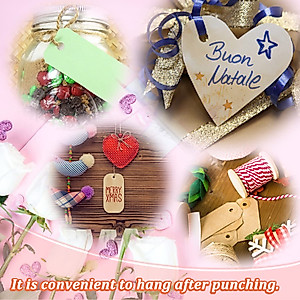 CheeMuii 3 Pieces Metal Handheld Paper Punch Single-Hole Tag Punch Set with Plastic Handle for Circle Holes for DIY Craft Tag