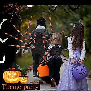 FathiSooc Halloween Spider Costume Party Decorations-Halloween Candy Spider Props with Straps for Kids realistic Spider Decor