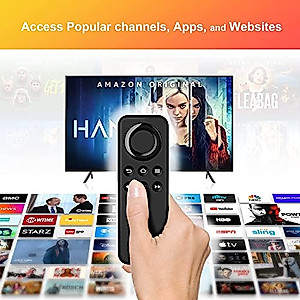 Replacement Remote Control-Without Voice Function,Compatible with Amazon Fire TV Stick and Amazon Fire TV Box,Black