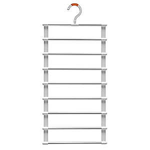 N/A Portable Storage Hanger Pants Rack Multifunctional Storage Rack ( Color : OneColor , Size : 36*62.5cm )