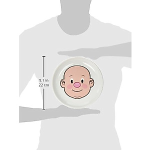 Genuine Fred MR. FOOD FACE Kids' Ceramic Dinner Plate