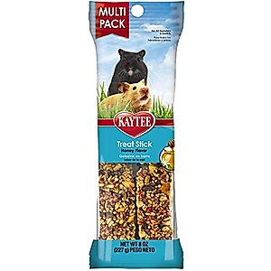 Kaytee Treat Stick Honey Flavor -- Hamster and Gerbil Value Pack 8 oz