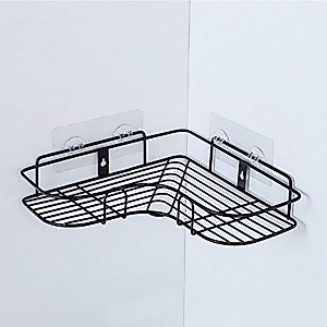 LAIGOO 8 Pcs Replacement Adhesive Stickers for Shower Caddy Corner, No Drilling Wall Hooks Adhesive Strips for Bathroom Shelves