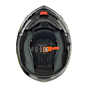 VCAN VX28 Full Face Modular Flip-Up Motorcycle Helmet ECE & DOT Approved, Coolmax Cheek Pad & OTG Ready
