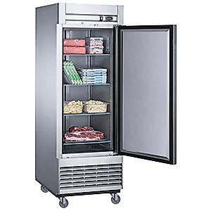 Elite Kitchen Supply 17.7 cu. ft. Auto-Defrost Commercial Upright Reach-in Freezer