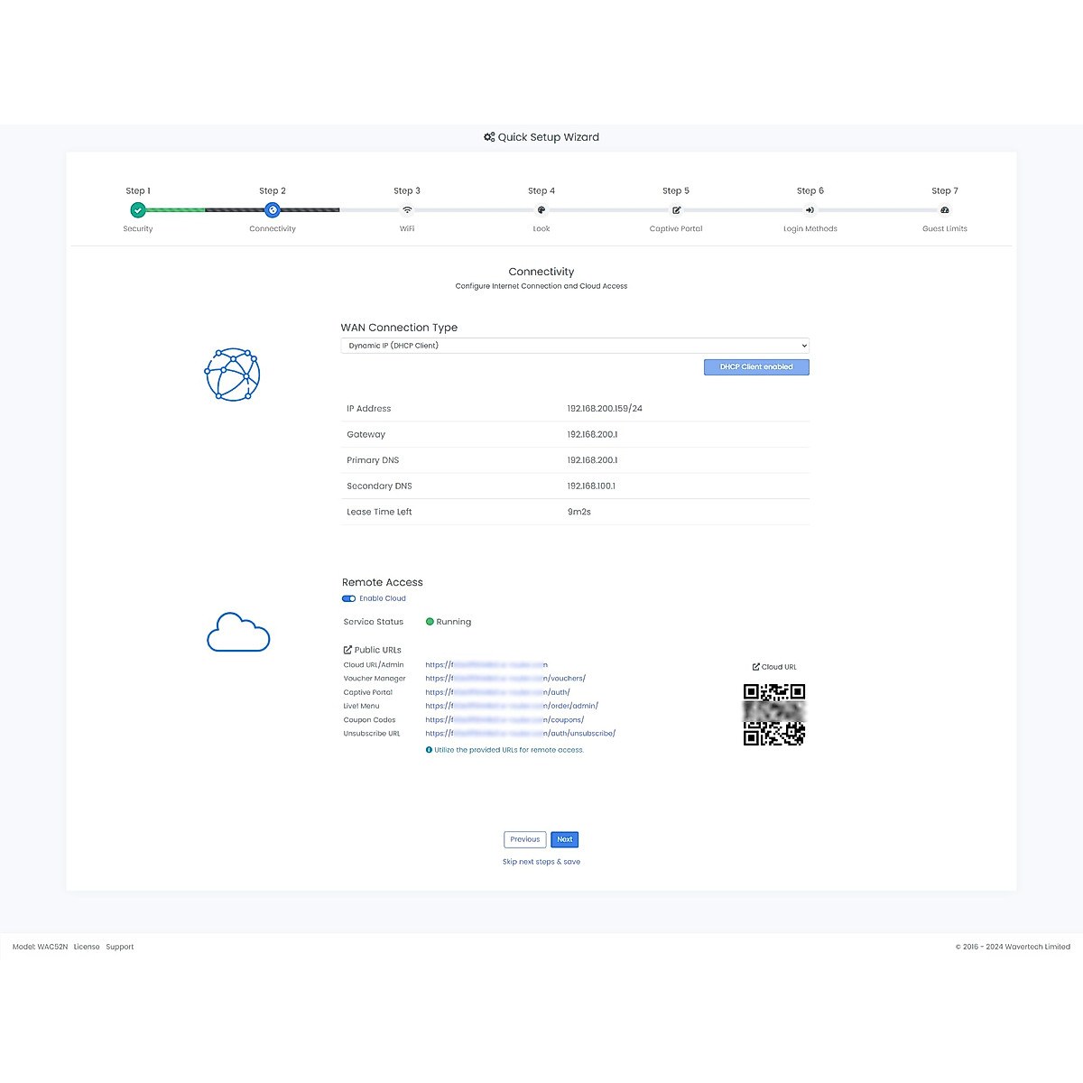 Waver SmartOne G-Series - WAC52G Captive Portal Router/Hotspot Gateway with Guest WiFi and WiFi Marketing Capabilities | 1Gbps, up to 200 Active Guests