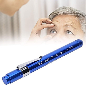 ZJchao LED Penlight Professional Portable Diagnostic Lamp Clinical Pen Ophthalmic Examination Pupil Check Pen Light for Doctor Nurse(Blue)